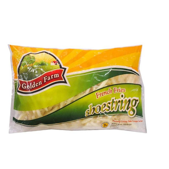 Jual GOLDEN FARM Shoestring Kentang Makanan Beku 1 KG | Shopee Indonesia