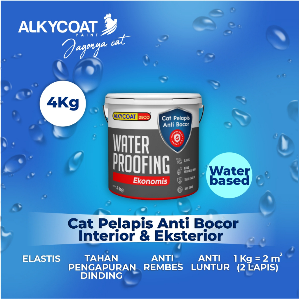 Jual CAT PELAPIS ANTI BOCOR EKONOMIS / Cat Waterproofing Ekonomis / Cat ...