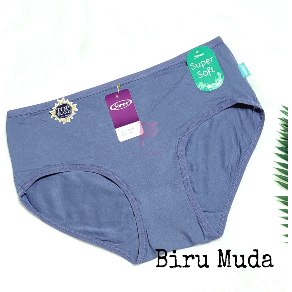 Jual Celana Dalam Sorex 1239 CD Super Soft XXL XL L Celana Dalam Wanita Basic Sorex Katun ...