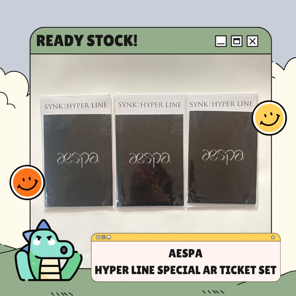 Jual [READY STOCK] aespa - Hyper Line Special AR Ticket Set SEALED ...