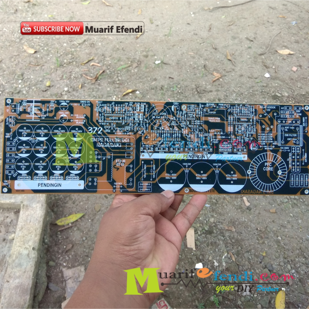 Jual PCB SMPS FB FULLBRIDGE PFC OCP SOFTSTART 375 REAL LOAD 4000WATT SLIM NAGASAKI 372 | Shopee ...