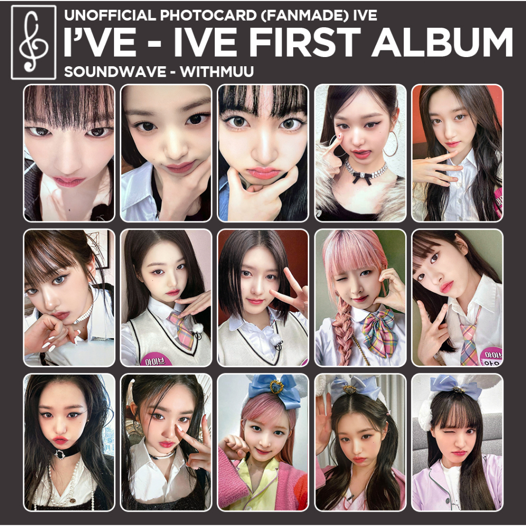 Jual [IVE] I'VE FIRST ALBUM UNOFFICIAL PHOTOCARD | Shopee Indonesia