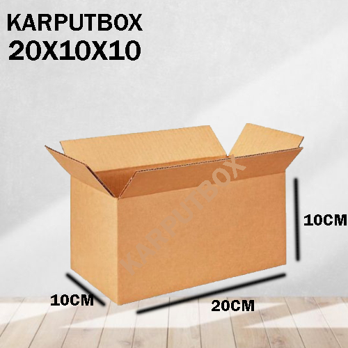 Jual KARDUS PACKING UKURAN 20X10X10 POLOS KARTON BOX CURRUGATED DUS ...