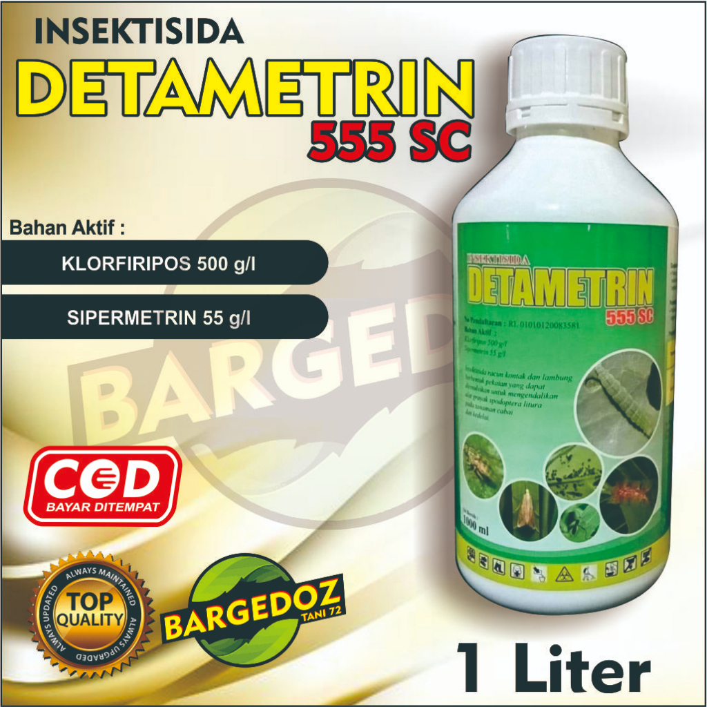 Jual INSEKTISIDA DETAMETRIN 555sc UKURAN 1LITER BAHAN AKTIF ...