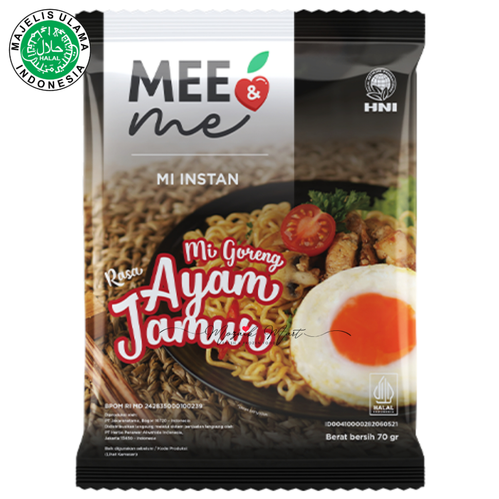Jual Mee & Me Mi Goreng Ayam Jamur Mie Instan Organik Mie Sehat HNI ...