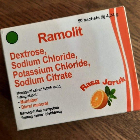 Jual RAMOLIT(ORALIT) Box 50 sachet-Obat Pengganti Cairan Tubuh | Shopee ...