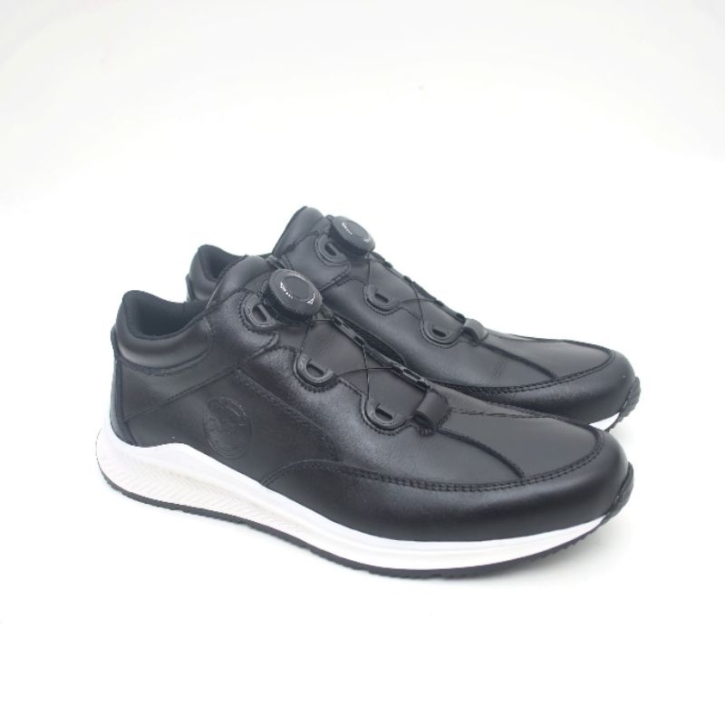 Jual Sultan Footwear X Theo Black Sepatu Kasual Sporty Sneakers Kulit Asli | Shopee Indonesia