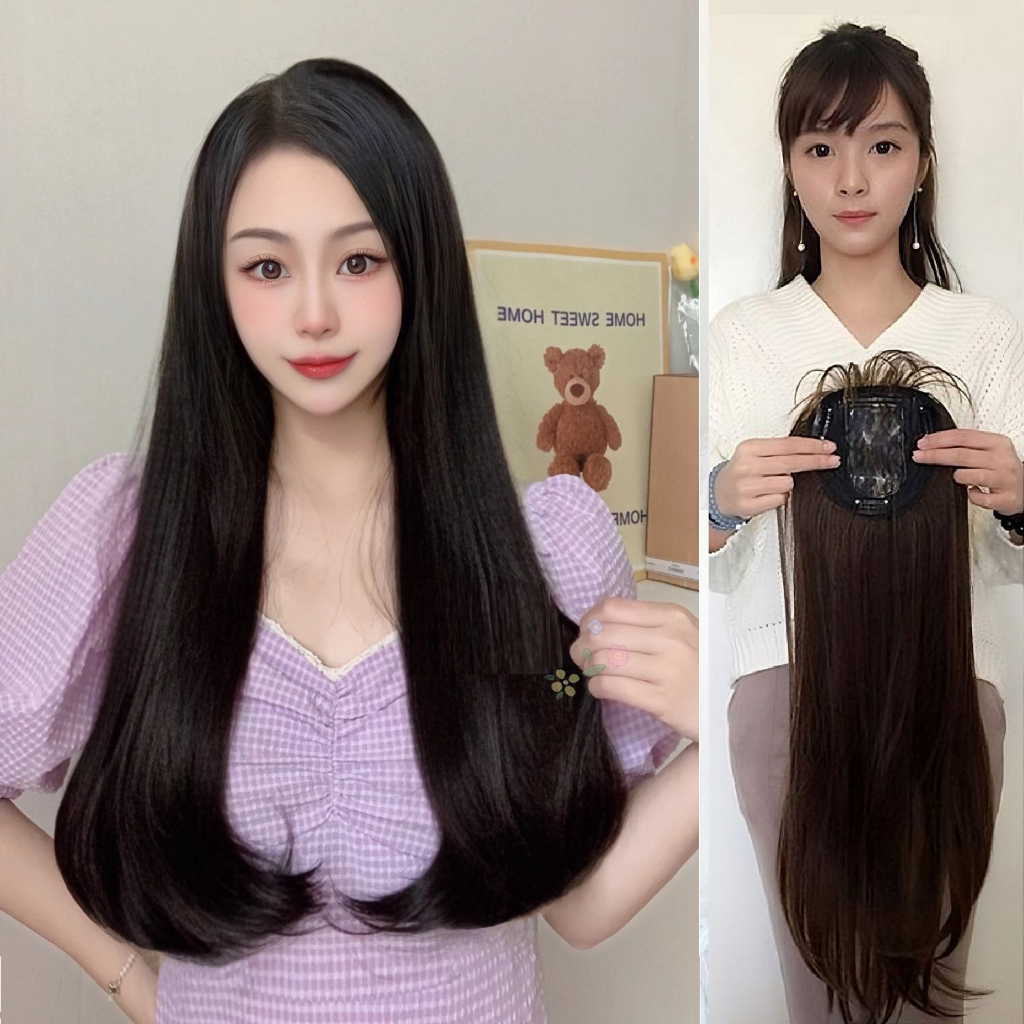 Jual RSW WIG TOUPEE 009 LURUS BLOW 45CM - 50CM PENUTUP BOTAK PENAMBAH ...