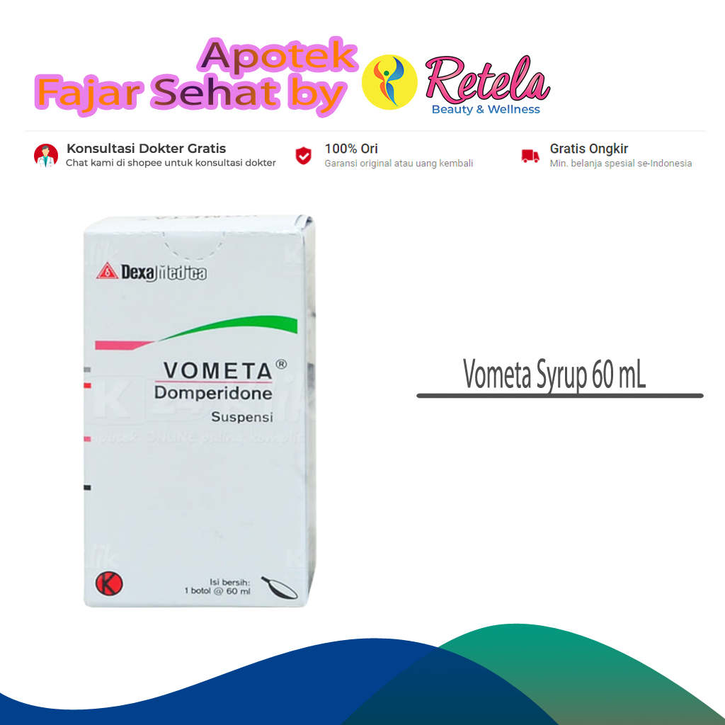 Jual VOMETA 1MG SYRUP 60ML | Shopee Indonesia