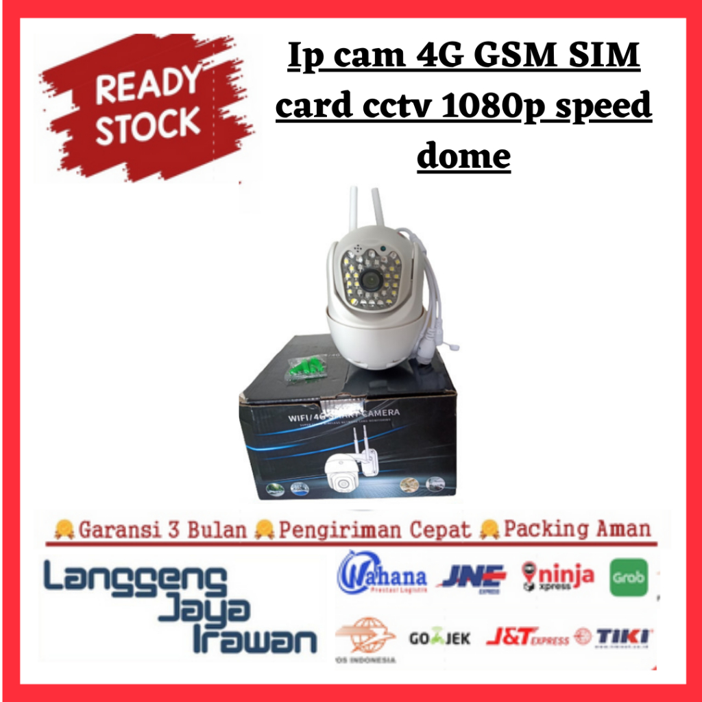 Jual Ip cam 4G GSM SIM card cctv 1080p speed dome PTZ Outdoor smart ...