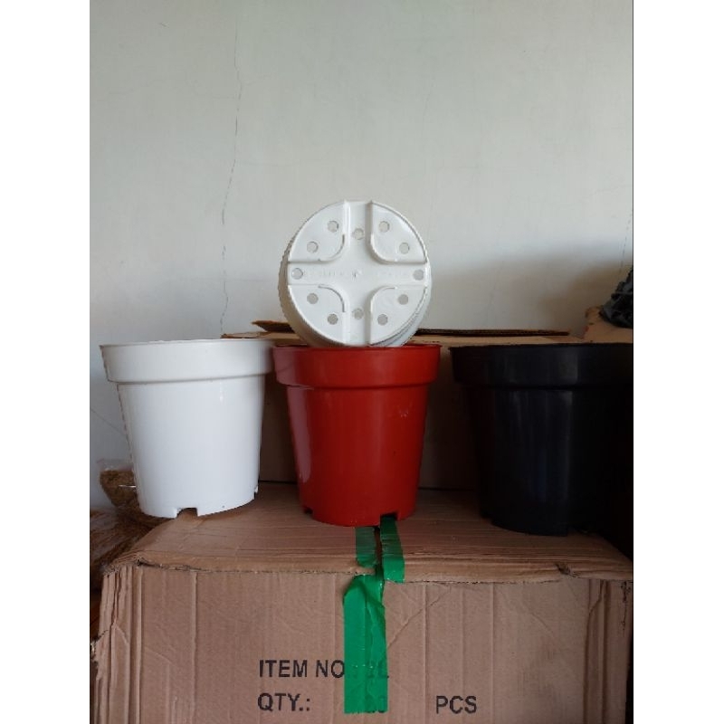 Jual Pot Srondol 25 cm Pot polos tinggi Pot plastik harga GROSIR ...