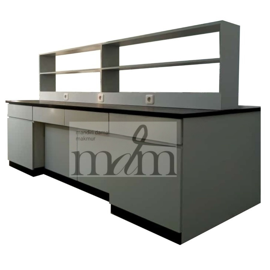 Jual Meja Lab Laboratorium Sekolah Perusahaan 240 x 120 x 85 cm ...