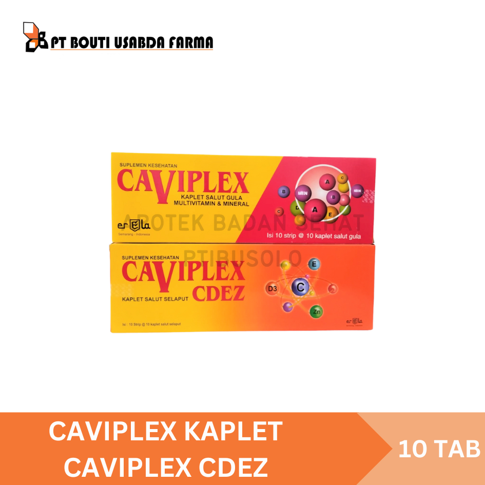 Jual CAVIPLEX KAPLET / CAVIPLEX CDEZ KAPLET (PER STRIP / 10 KAPLET ...