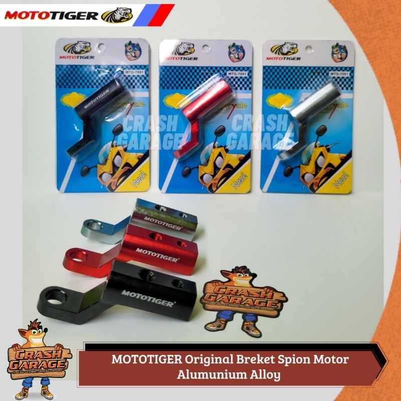 Jual Breket Bracket Spion Motor Mototiger Motowolf Original Alumunium ...