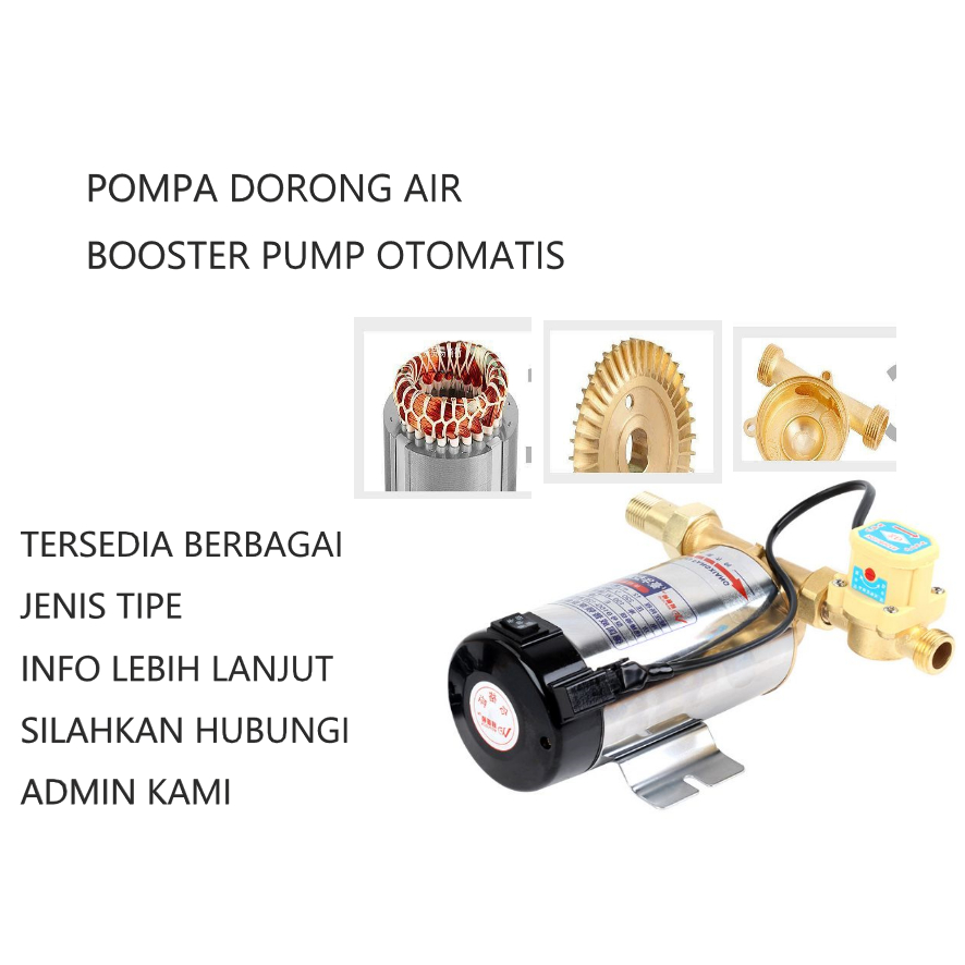 Jual POMPA DORONG AIR BOOSTER PUMP OTOMATIS (15SG-1.0-10) | Shopee ...