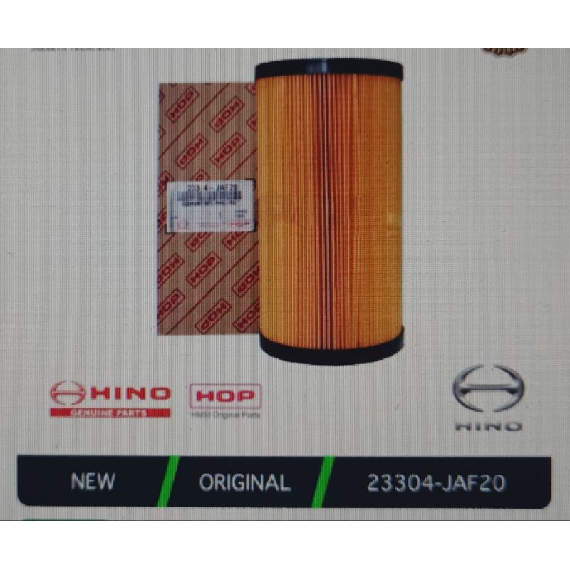 Jual FUEL FILTER SOLAR BAWAH 23304-JAF20 HOP ASLI HINO LOHAN 500 DUTRO 300 | Shopee Indonesia