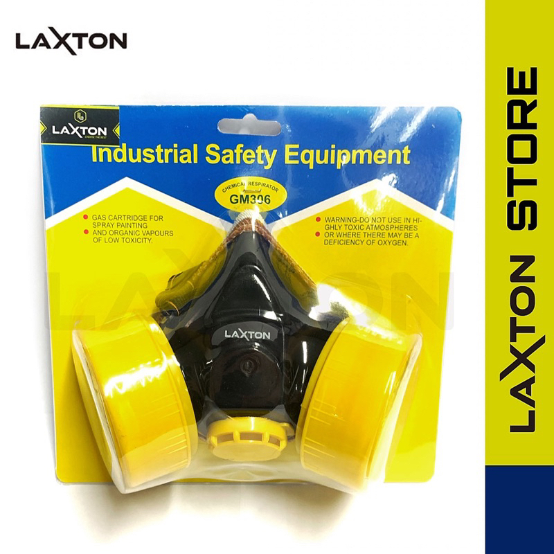 Jual LAXTON Masker Obat Double Dobel Anti Polusi Chemical Respirator ...
