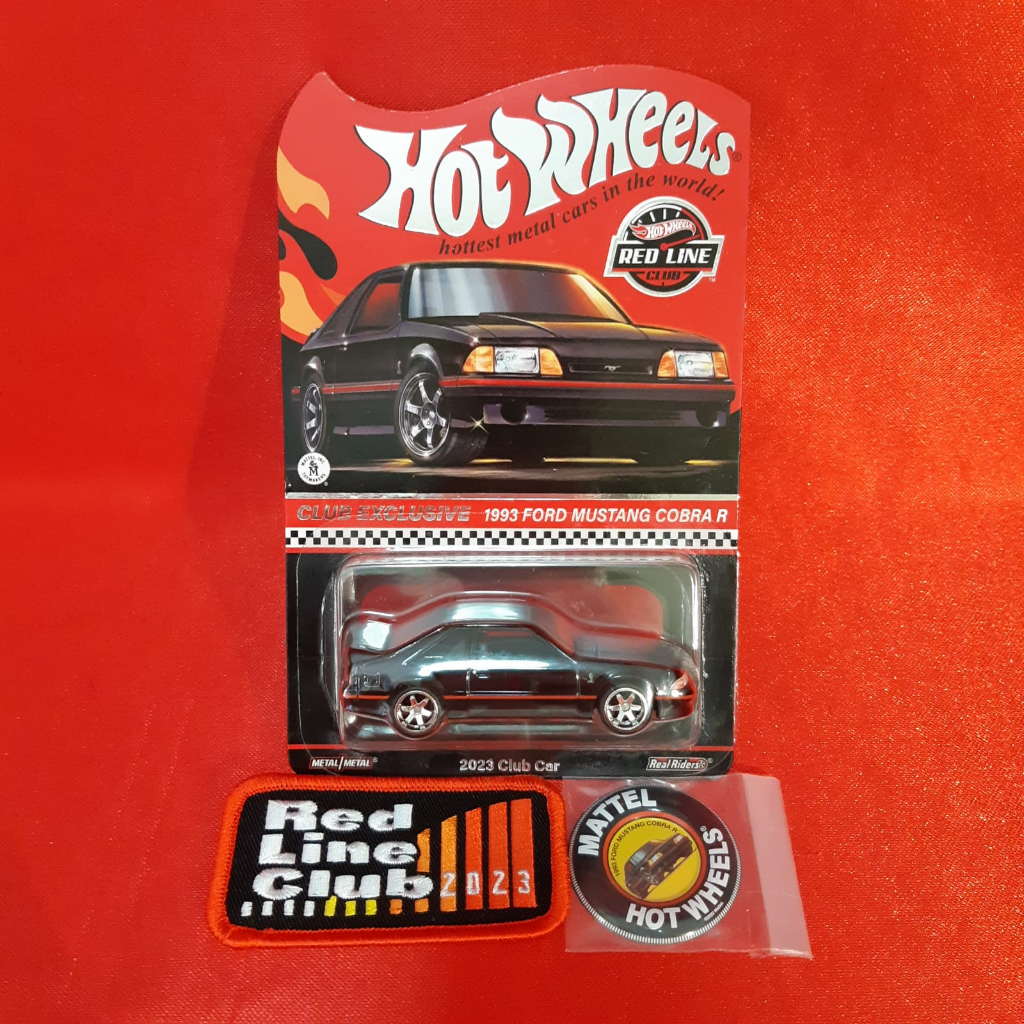 Jual Hot Wheels Red Line Club 1993 Ford Mustang Cobra R 2023 Club Car ...