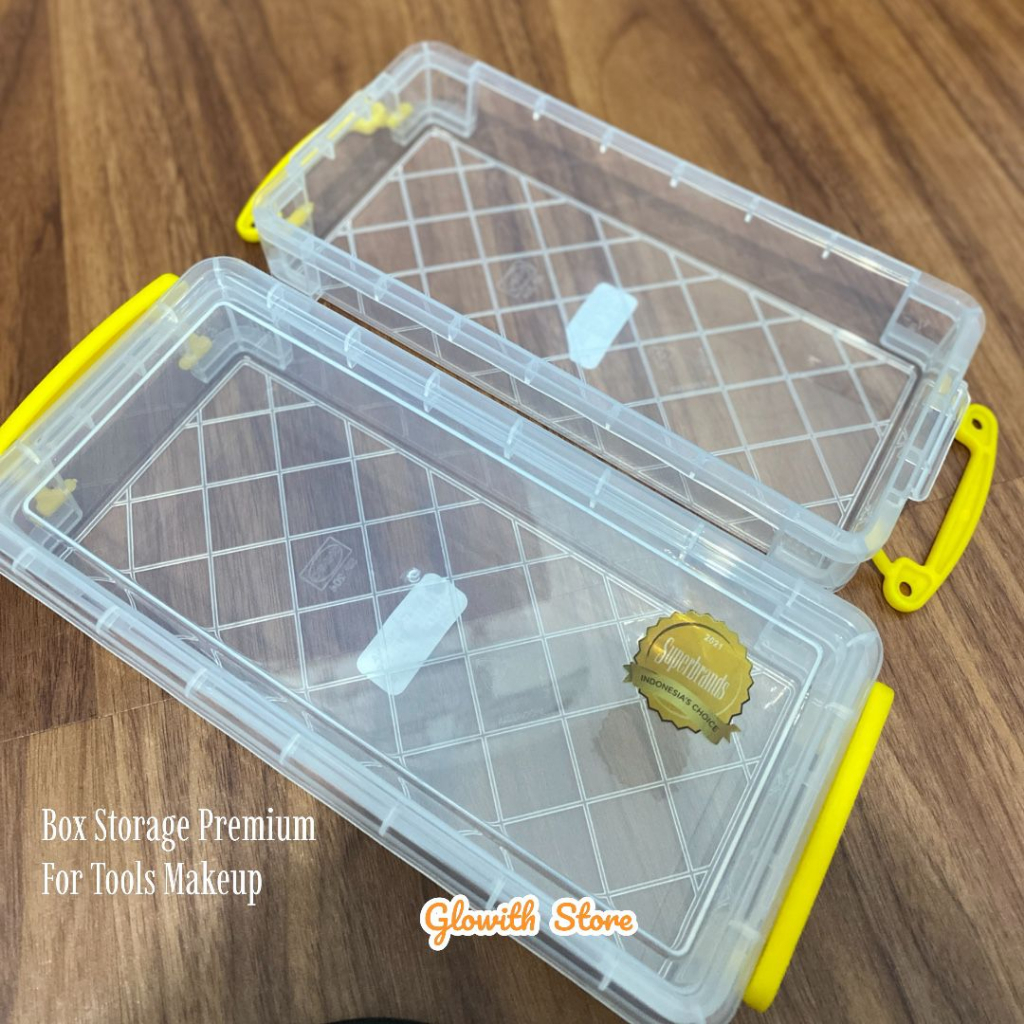 Jual Box Tools Makeup kuning | Shopee Indonesia