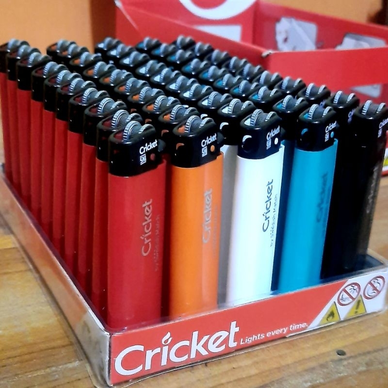 Jual Korek api CRICKET warna warni original / korek api / pemantik ...