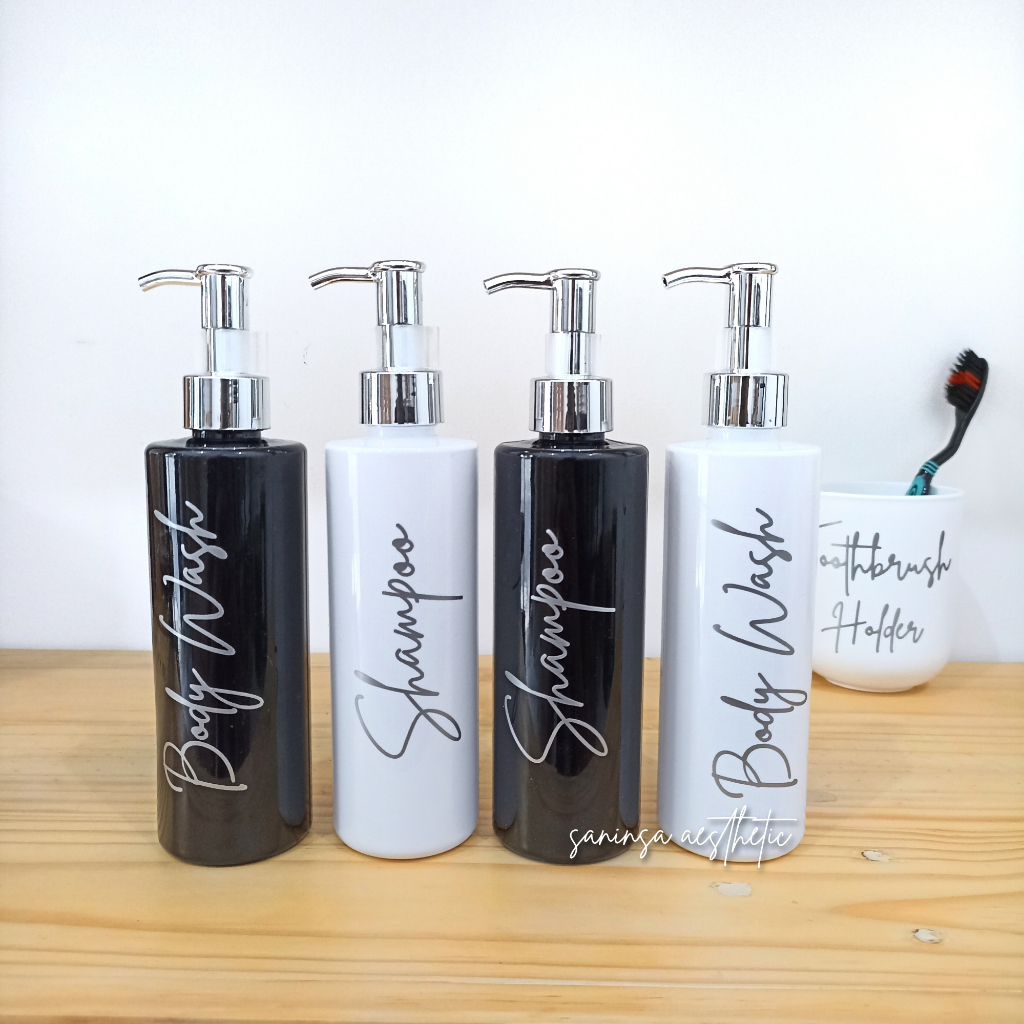 Jual Botol Sabun Cair 250ml Pump Silver Luxury | Shopee Indonesia