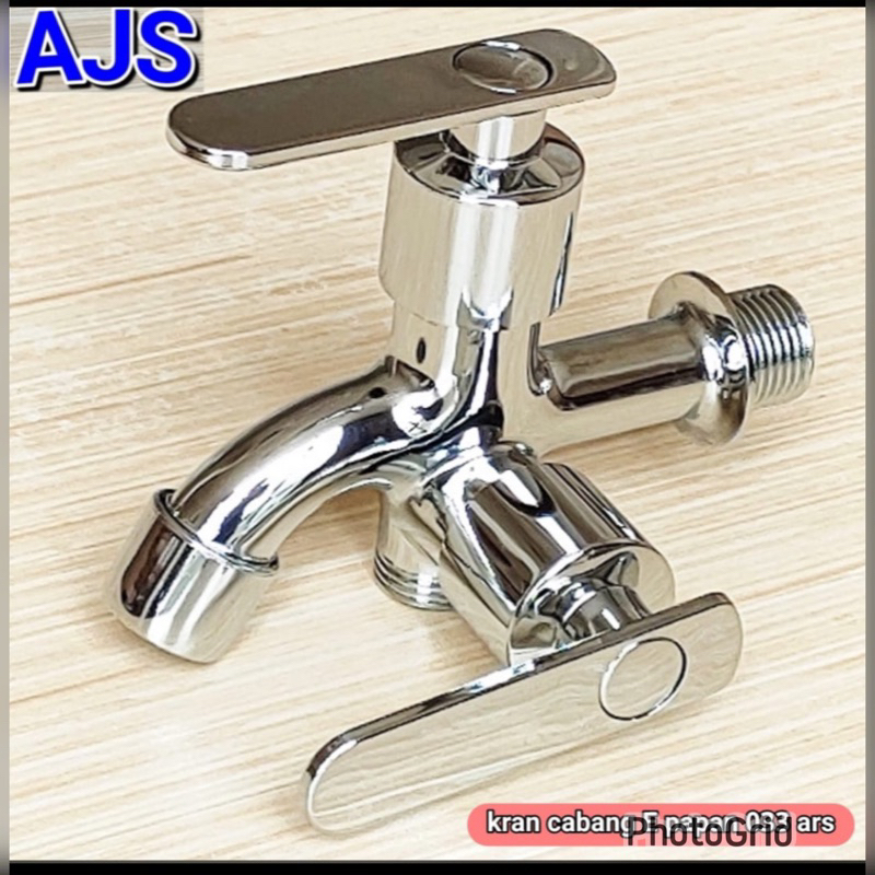 Jual Kran cabang stainless steel sus 304 kran keran double engkol,kranz ...