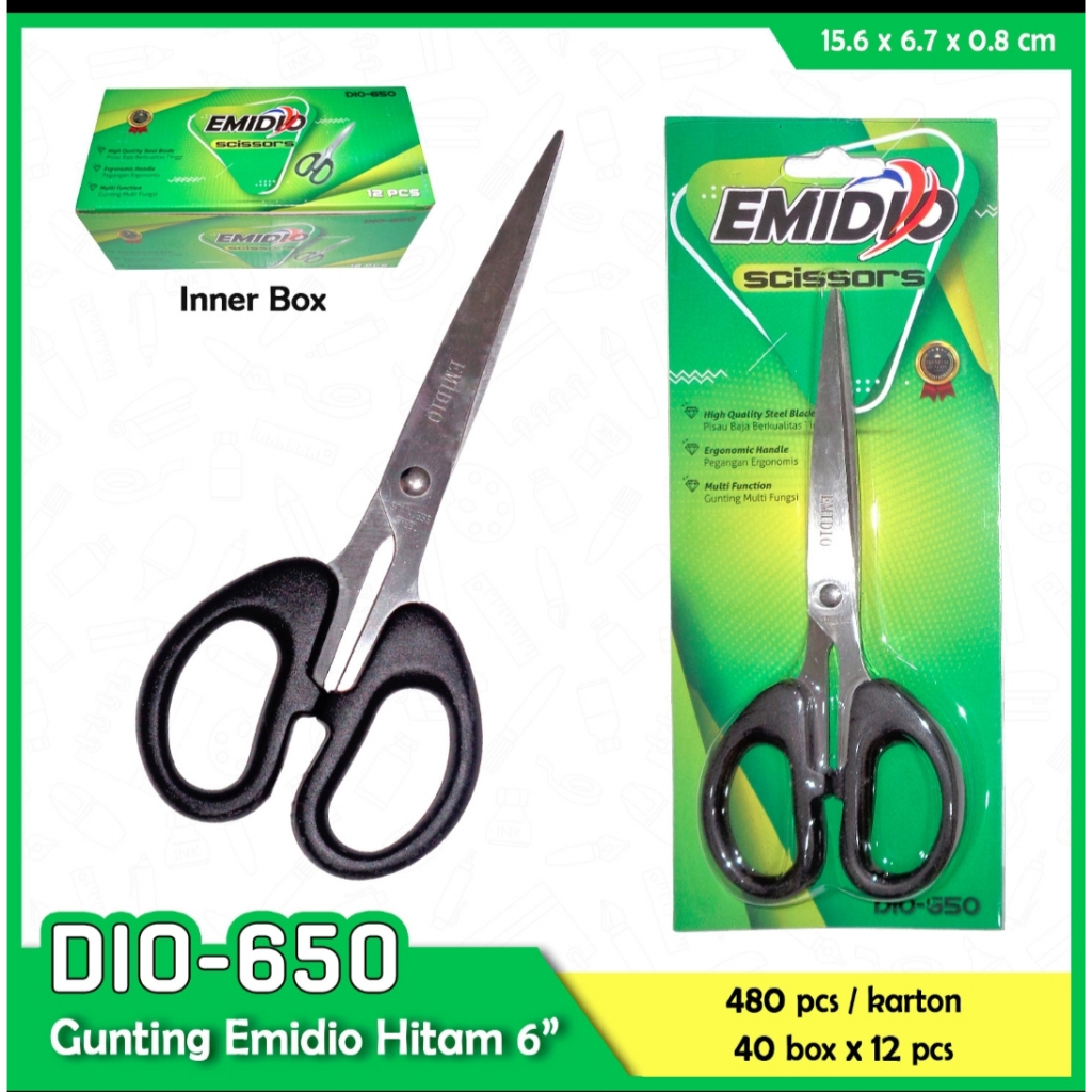 Jual Gunting Emidio DIO-650 / Emigio EM165 - 6 INCH deep cutting blade ...