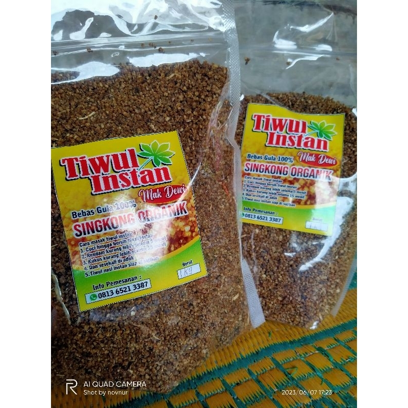 Jual Nasi tiwul/tiwul instan/oyek/ nasi singkong 1kg | Shopee Indonesia