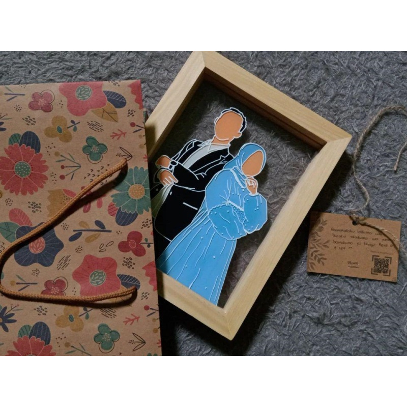 Jual Frame Kayu 02 (15x20 cm) Imanotes - Kado Akrilik | Gift Acrylic ...
