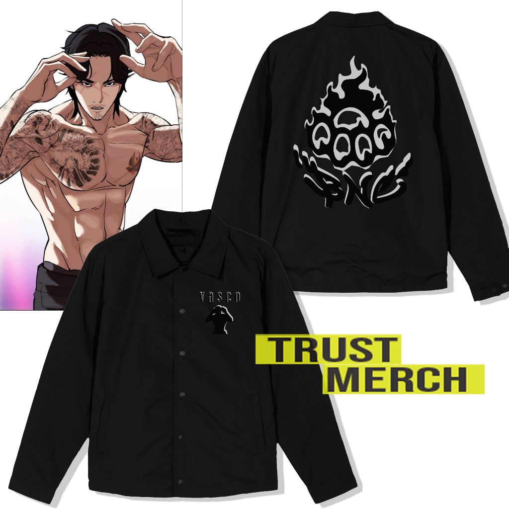 Jual Coach Jaket Bomber BNC Burn Knuckles Vasco Manhwa Lookism Outfit ...