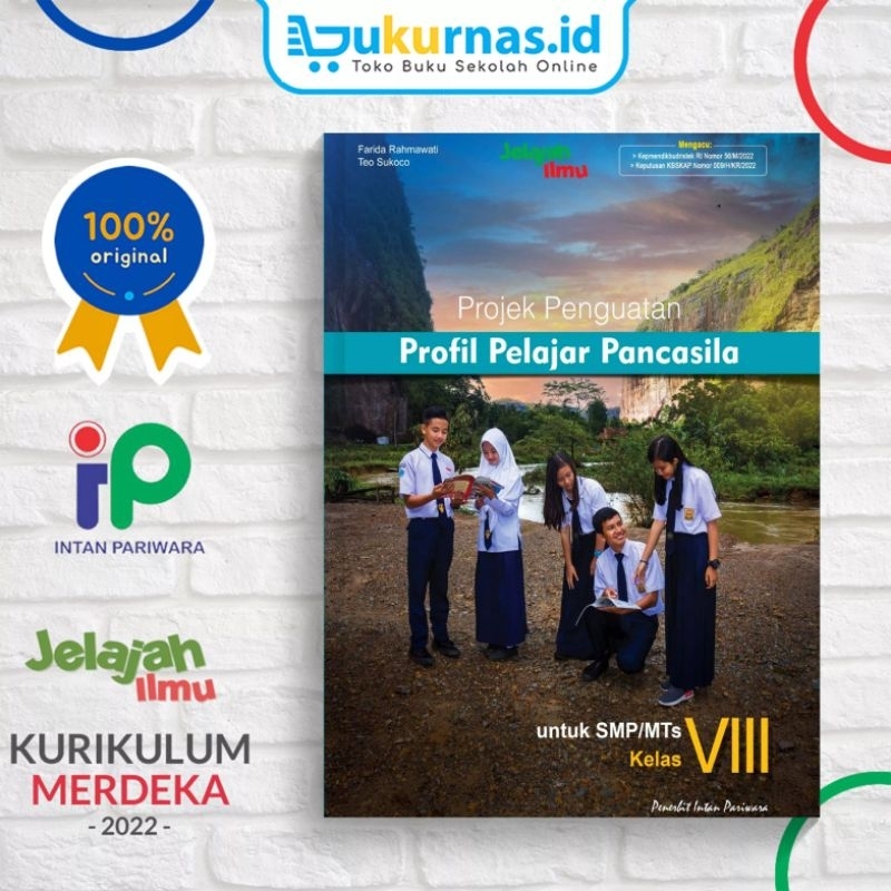 Jual Buku Projek Penguatan Profil Pelajar Pancasila P5 Kelas VIII, 8 Kurikulum Merdeka Tahun ...