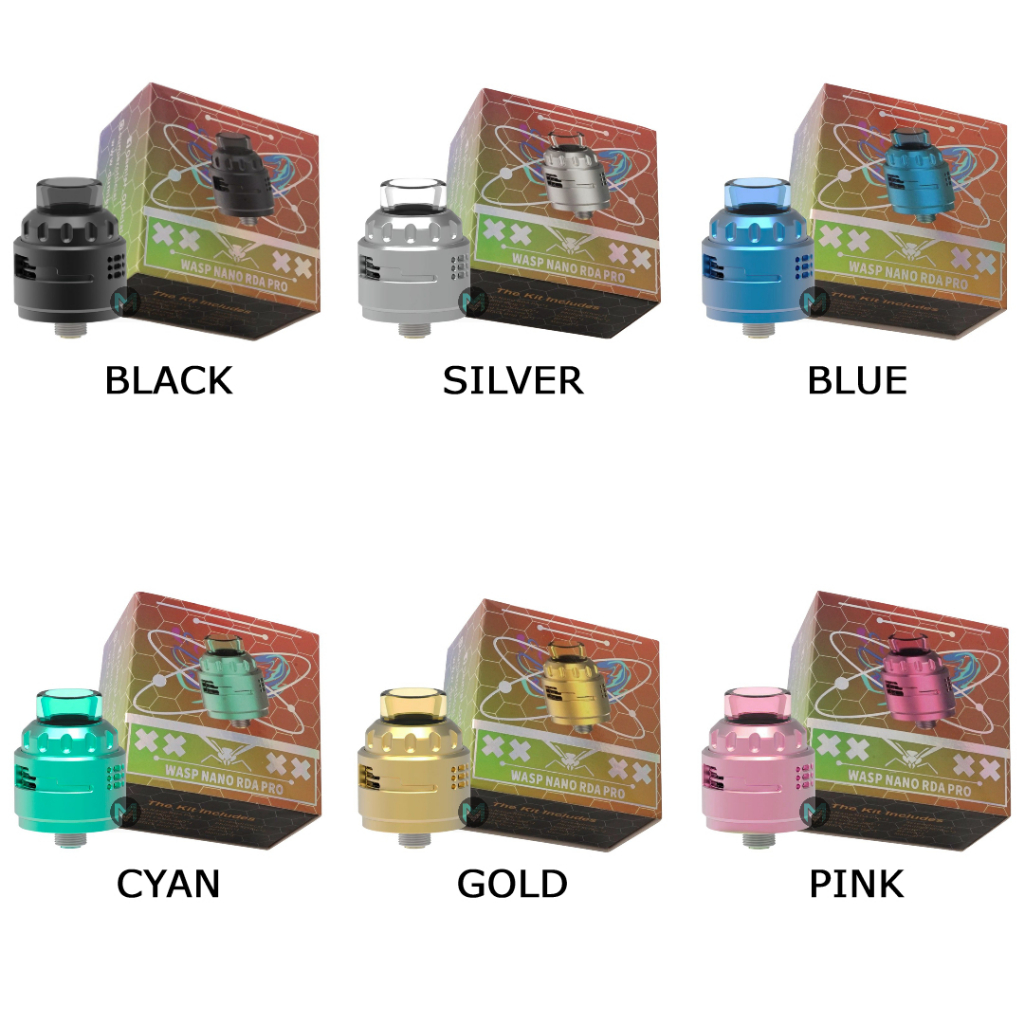 Jual Atomizer Vape Wasp Nano RDA Pro 23.5MM Single Coil Authentic By ...