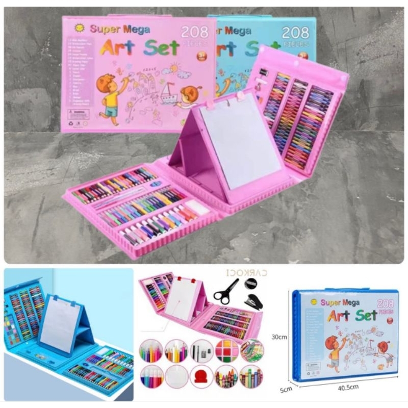 Jual (NO REQUEST) ALAT GAMBAR ANAK | ART | CRAYON 1 SET 150PCS | Shopee ...