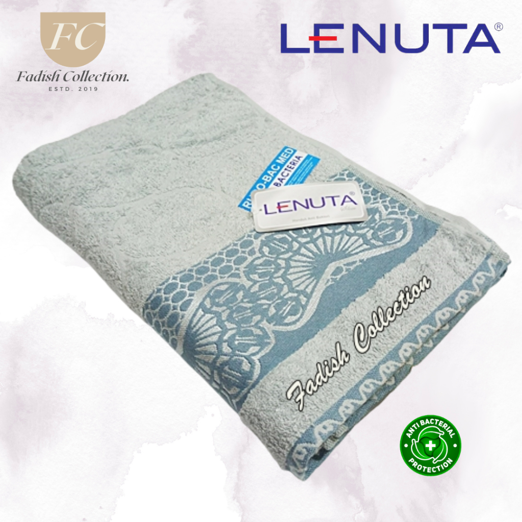 Jual TK HANDUK MANDI DEWASA ORIGINAL LENUTA SILVER 70X135 GRADE A | Shopee Indonesia