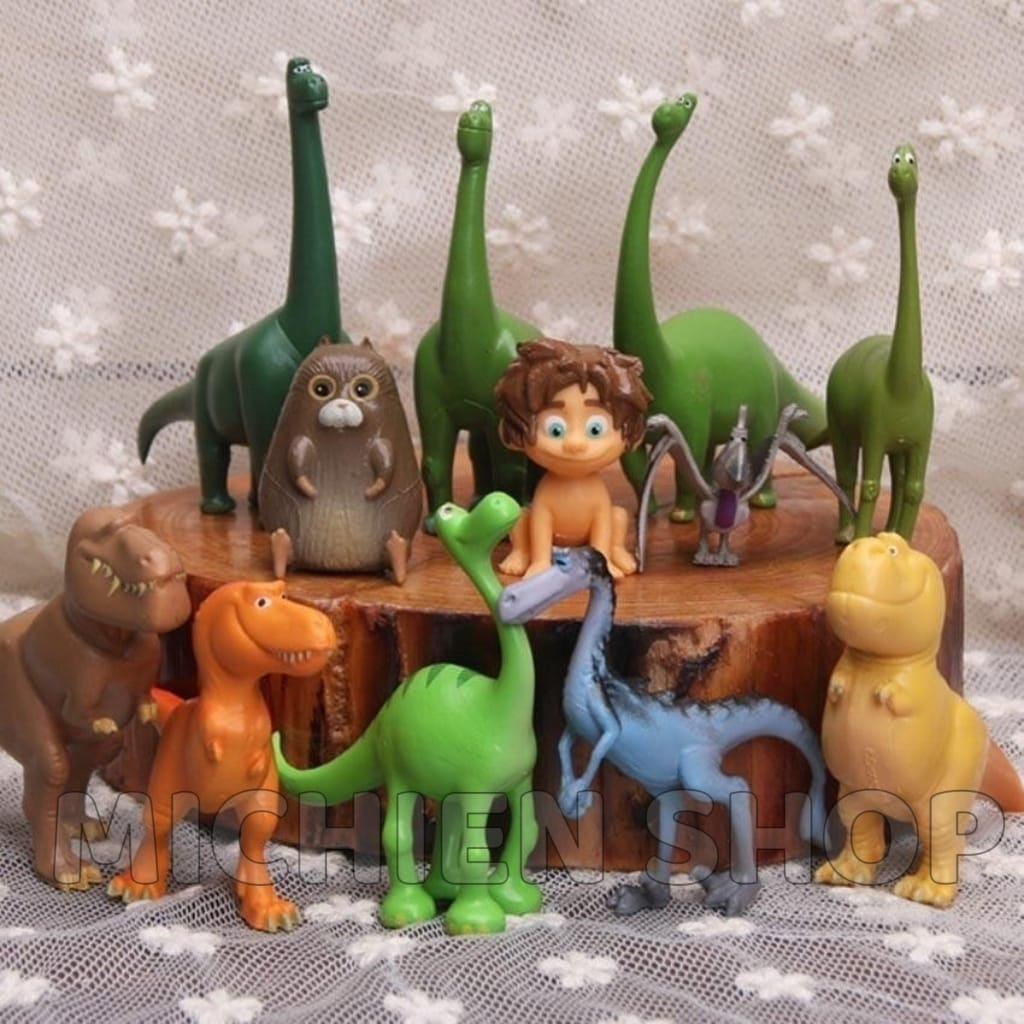Jual The Good DInosaur Figure Set 12 / Mainan / Cake Topper | Shopee ...