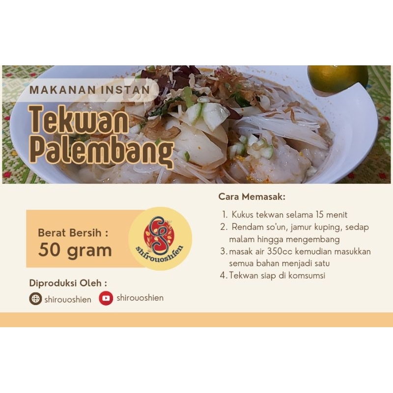 Jual tekwan palembang | Shopee Indonesia