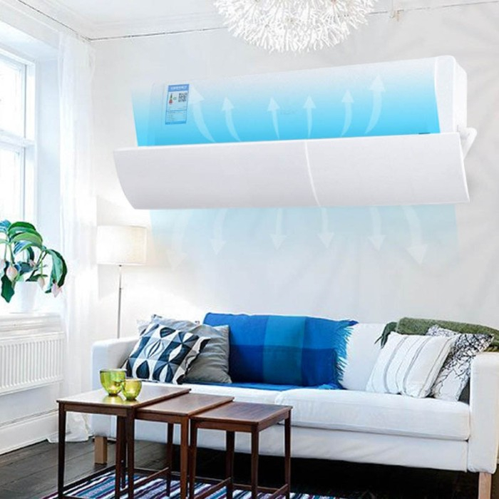 Jual Talang Cover AC Penghalang Hembusan Angin Deflector Penutup Talang ...