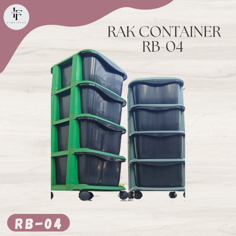 Jual RAK SERBAGUNA | TOWER CONTAINER SUSUN 4 | RB04 | Shopee Indonesia