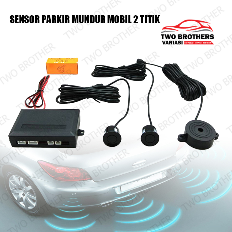 Jual Sensor Parkir Mundur Mobil 2 Titik Parking Sensor 2 Mata | Shopee ...