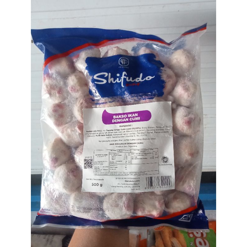 Jual Bakso Bola Ikan Shifudo dengan Cumi 500gr | Shopee Indonesia