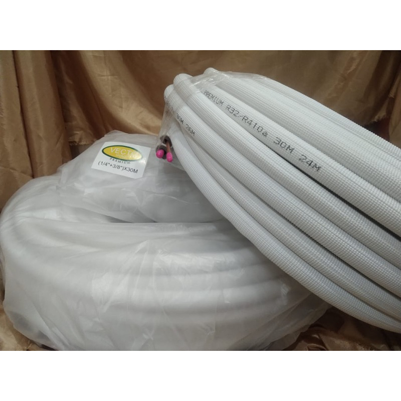 Jual Pipa AC 1pk INVERTER SUPER TEBAL VECTO 1/4” + 3/8” x 30 meter ...