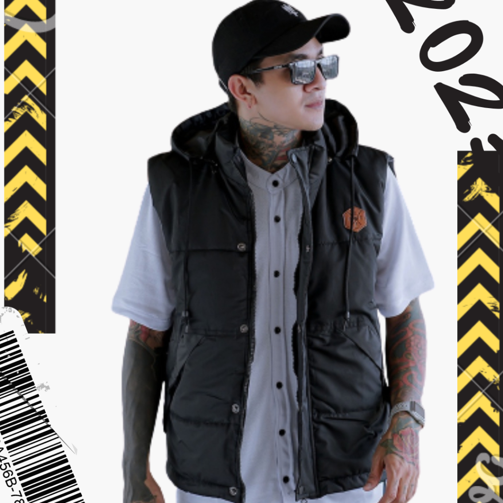 Jual Jaket Vest Rompi Hitam Pria Jacket Touring Sunmori Vespa Tebal ...