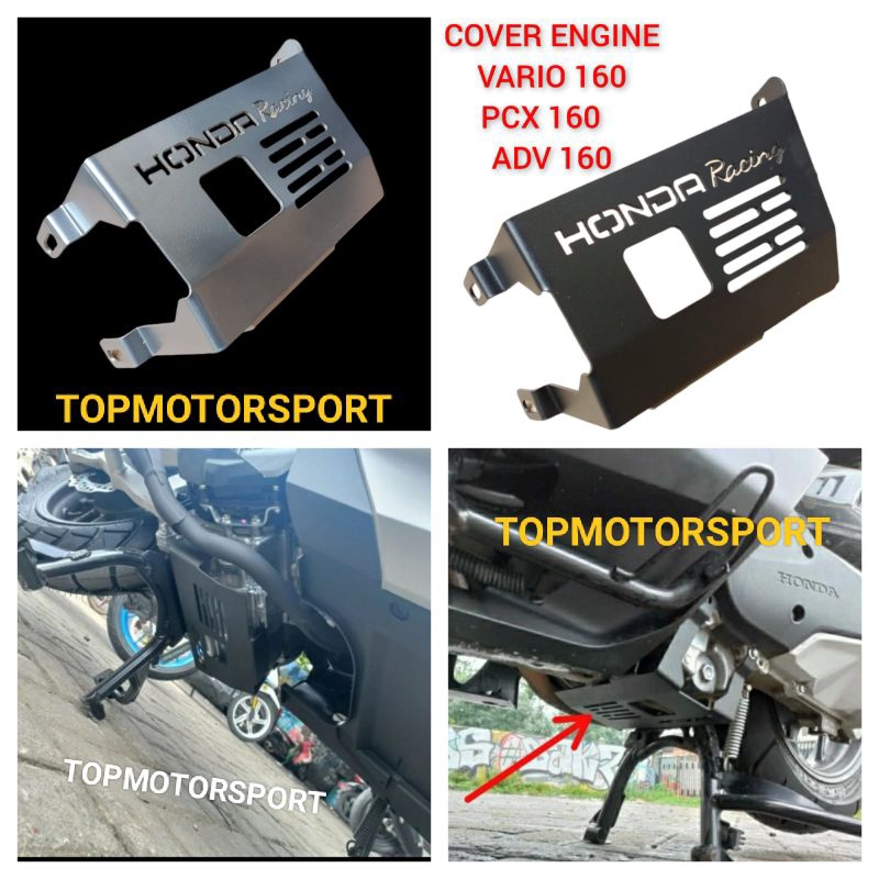 Jual TUTUP COVER MESIN ENGINE PCX 160 /VARIO 160 /ADV 160 FULL BESI TEBAL ANTI PANAS BERKUALITAS ...