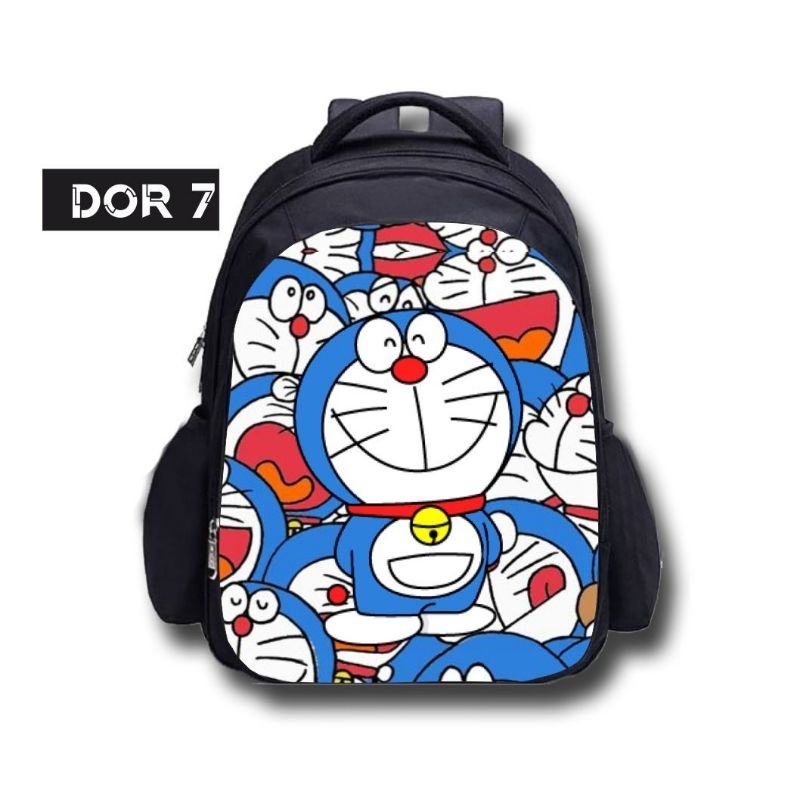 Jual TAS RANSEL ANAK SEKOLAH KARAKTER DORAEMON FREE CETAK NAMA DAN ...