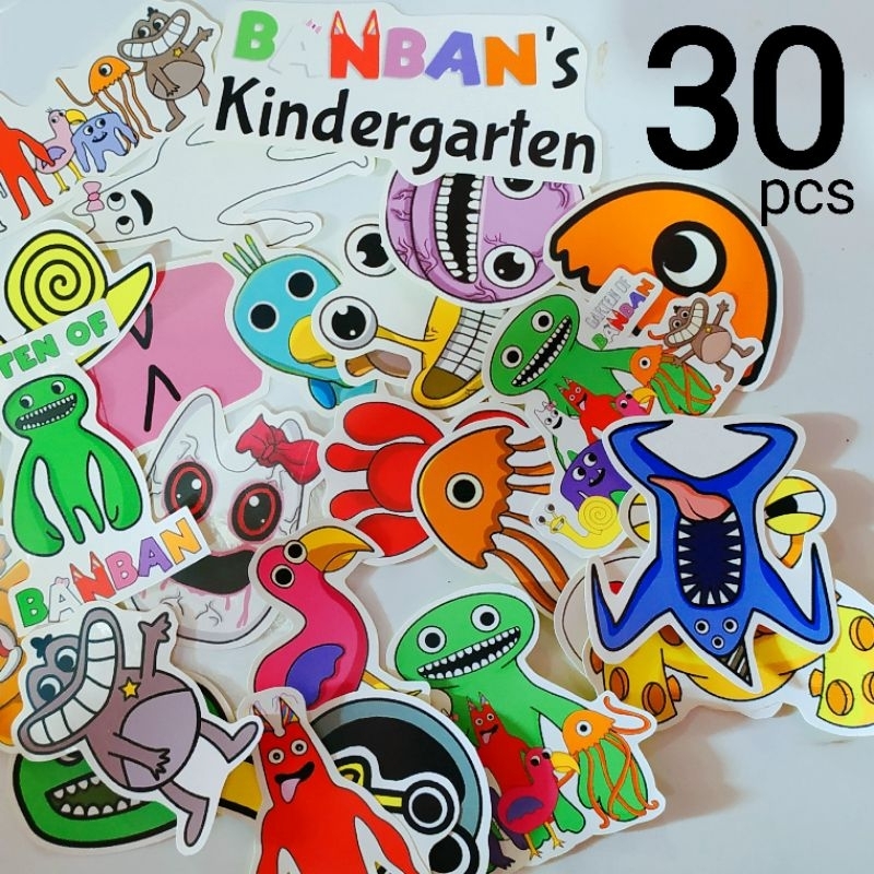 Jual Stiker Garten of Banban 30pcs Sticker Game Garten of Ban Ban ...