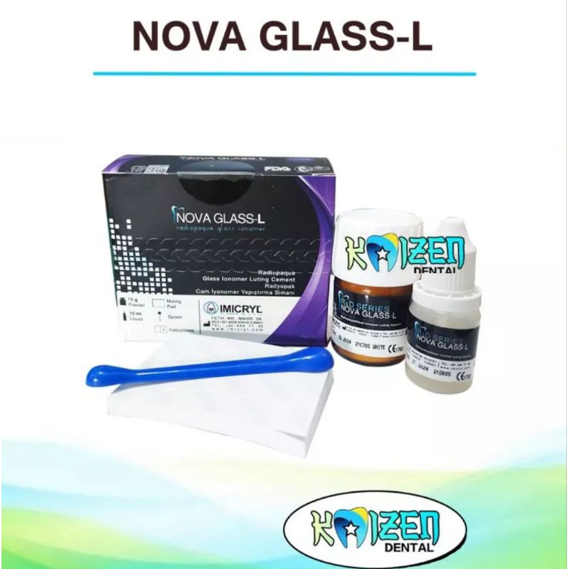 Jual Imicryl Glass Ionomer Luting Cement Gic Similar Fuji 1 Nova Glass L Shopee Indonesia