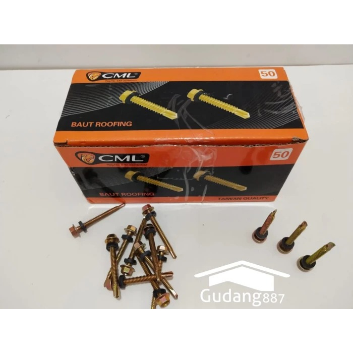 Jual Baut Roofing Camel 5cm / Baut Spandek / Mur Spandek Bondek ...
