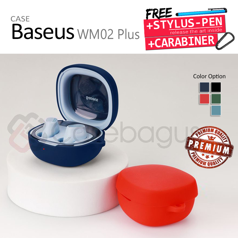 Jual Baseus Bowie WM02 Plus - Elegant Soft Case TWS Bluetooth Earphone ...