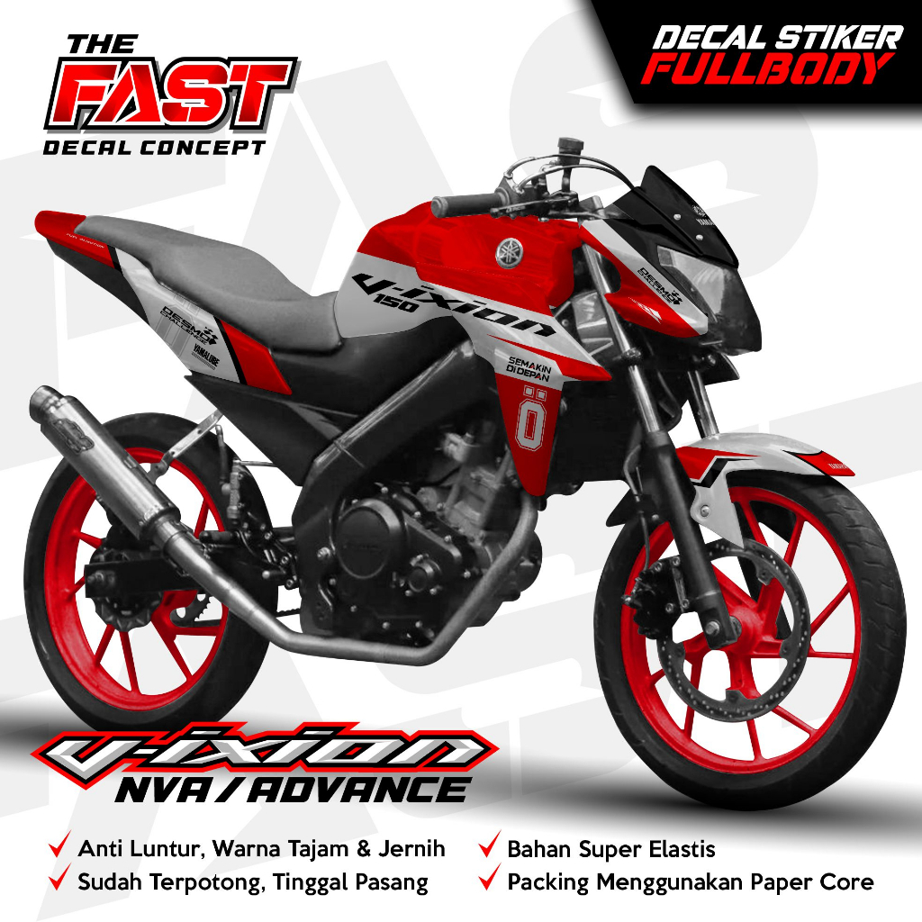 Jual TERBARU Decal Sticker Variasi Fullbody New Vixion NVA ADVANCE ...