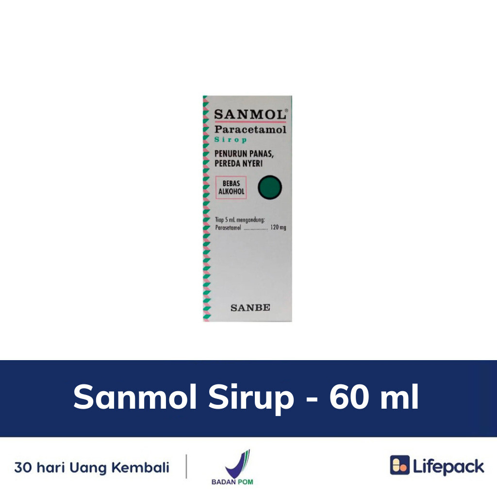 Jual Sanmol Sirup - 60 ml - LIFEPACK | Shopee Indonesia